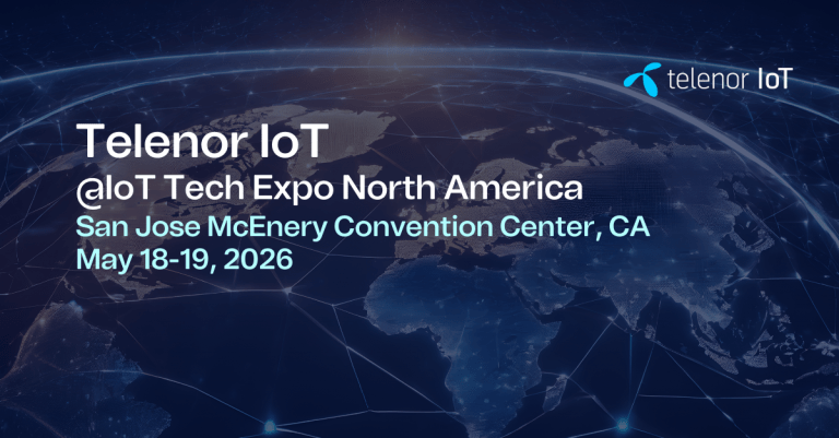 Telenor IoT @ IoT Tech Expo North America 2026 | Telenor IoT